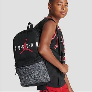 Jordan | Bags | Jordan Air Jordan Backpack Blackelephant Print | Poshmark